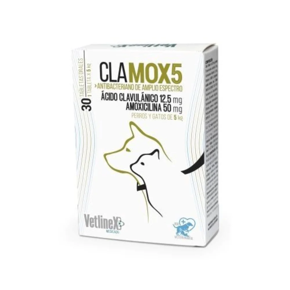TOTAL PET - Producto - Clamox 5 (x tableta)